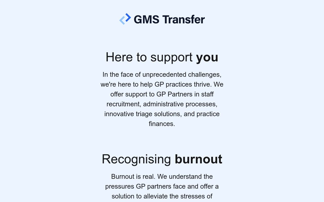 GMS Transfer | Your Trusted Partner